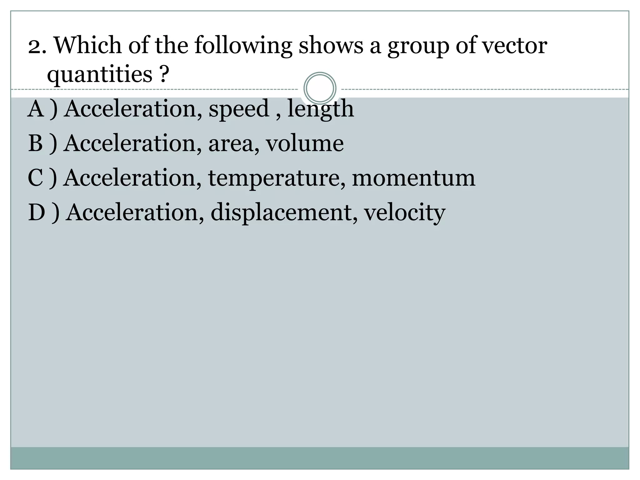 Scalar and vector quantities | PPTX | Physics | Science