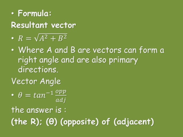 Scalar and vector quantities | PPTX | Physics | Science