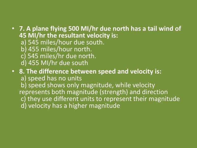 Scalar and vector quantities | PPTX | Physics | Science