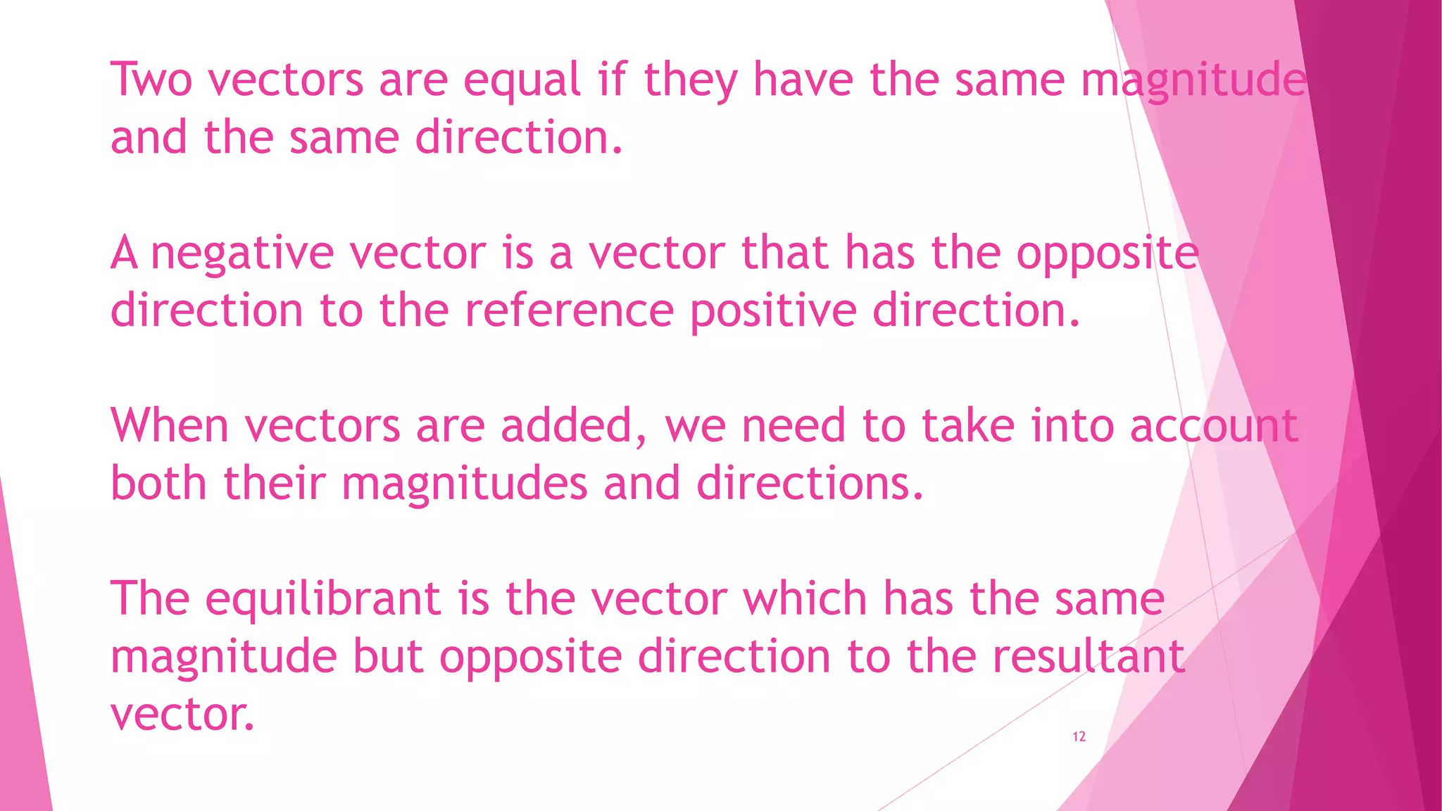 Scalar and vector quantities | PPTX