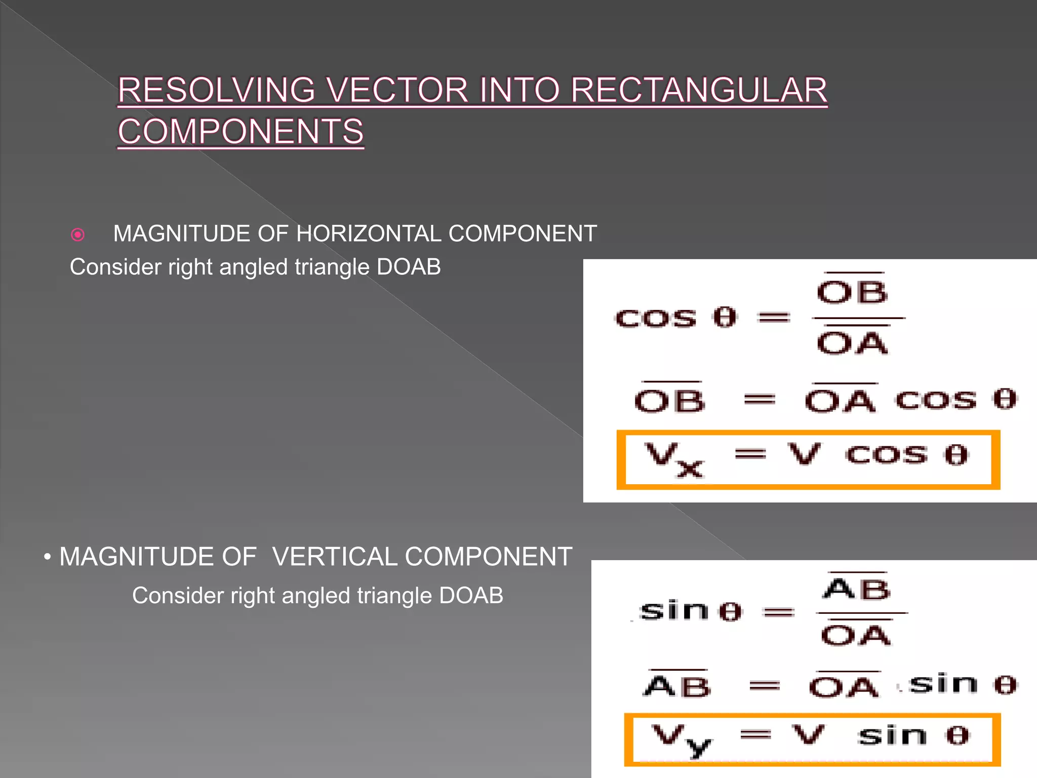 Scalar and vector quantities | PPTX