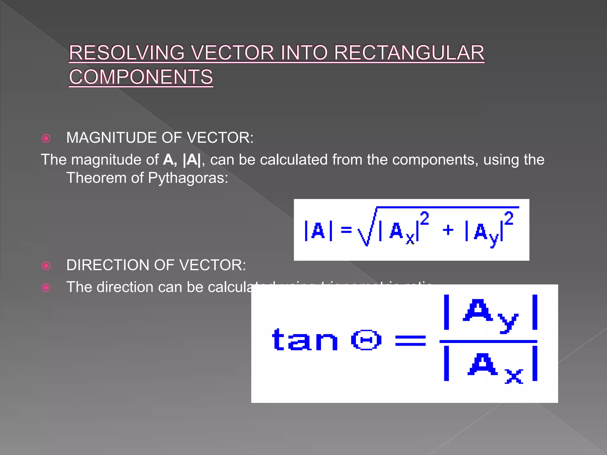 Scalar and vector quantities | PPTX