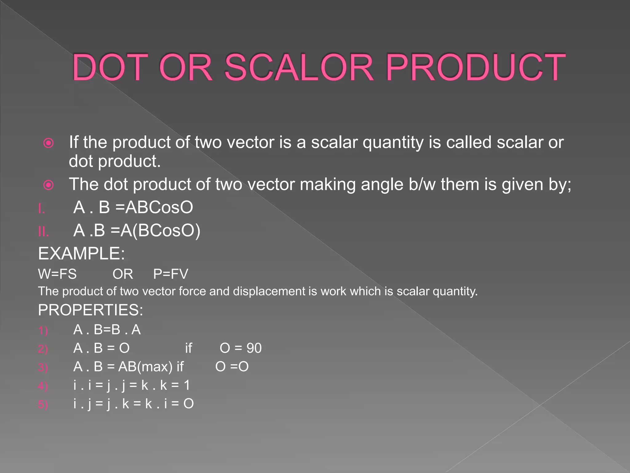 Scalar and vector quantities | PPTX