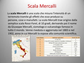 Scala richter e mercalli | PPTX