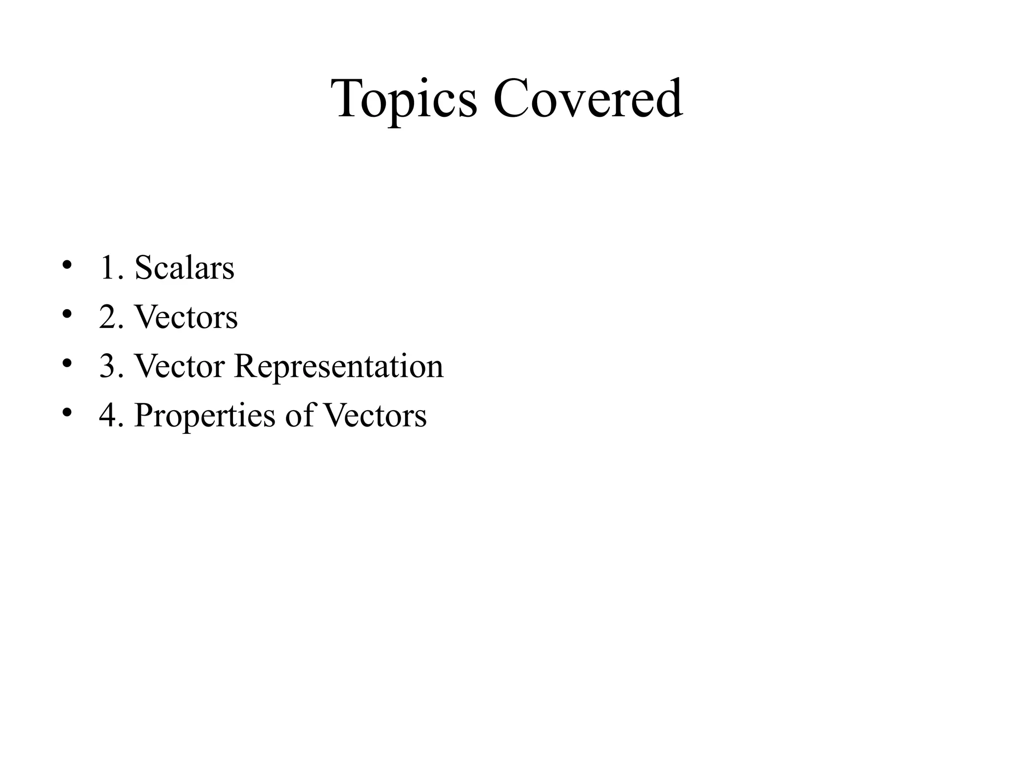 Scalar and vectors with solved examples ppt | PPTX