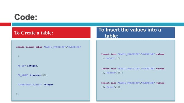 Scalar user defined function in sap hana | PPTX