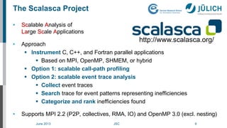 Scalable Parallel Performance Measurement with the Scalasca Toolset | PPT