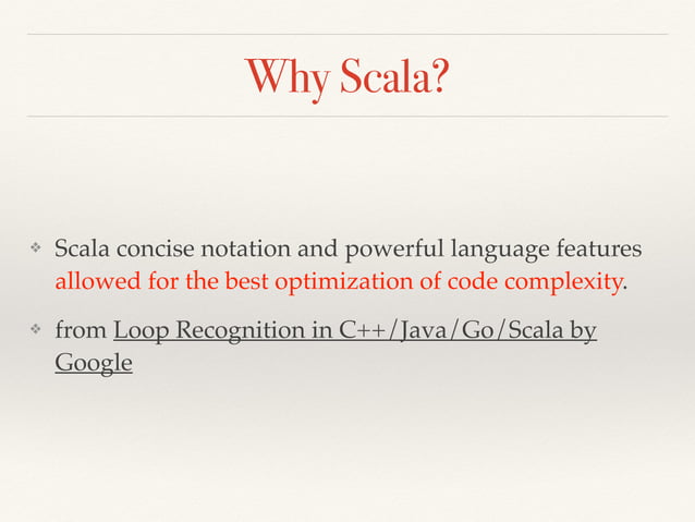 Scala & Spark(1.6) in Performance Aspect for Scala Taiwan | PPT