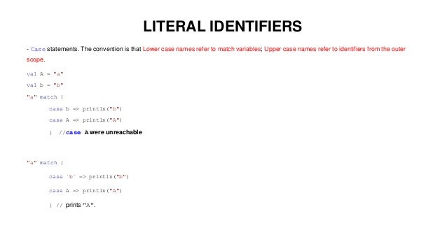 Scala syntax analysis Scala syntax analysis