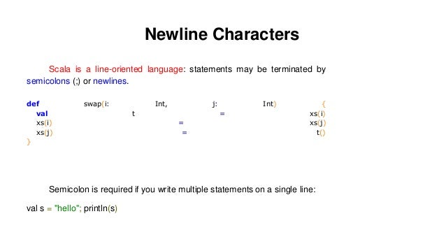 Scala syntax analysis Scala syntax analysis