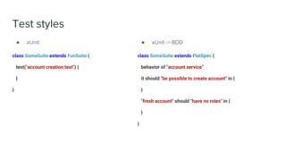 Slawomir Kluz - ScalaTest from QA perspective (Quality Questions ...