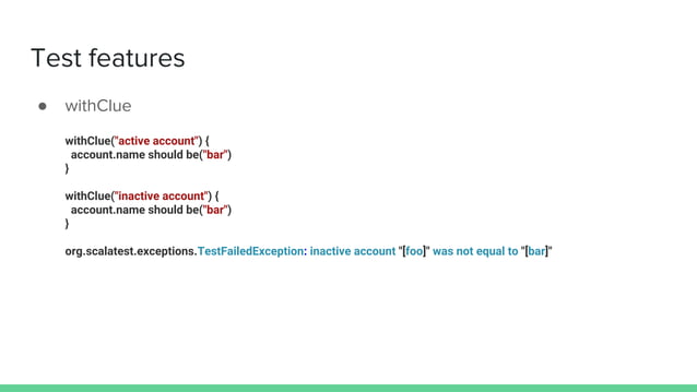 Slawomir Kluz - ScalaTest from QA perspective (Quality Questions ...