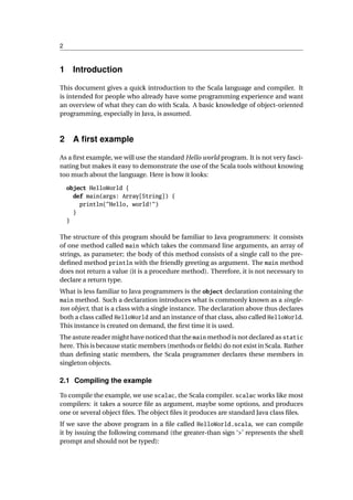 Scala tutorial | PDF