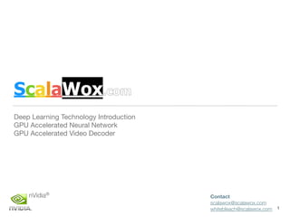 Scalawox deeplearning | PPT
