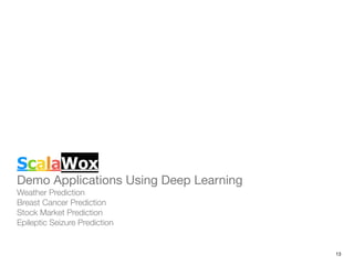 Scalawox deeplearning | PPT