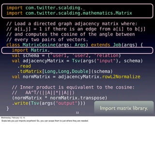 Scalding for Hadoop | PPT