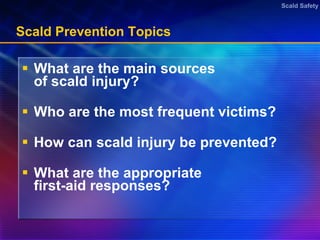 Scald injury powerpointpresentation | PPT