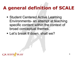 Student Centered Active Learning Environment | PPT
