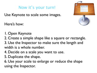 Using ratios in scale drawing | KEY