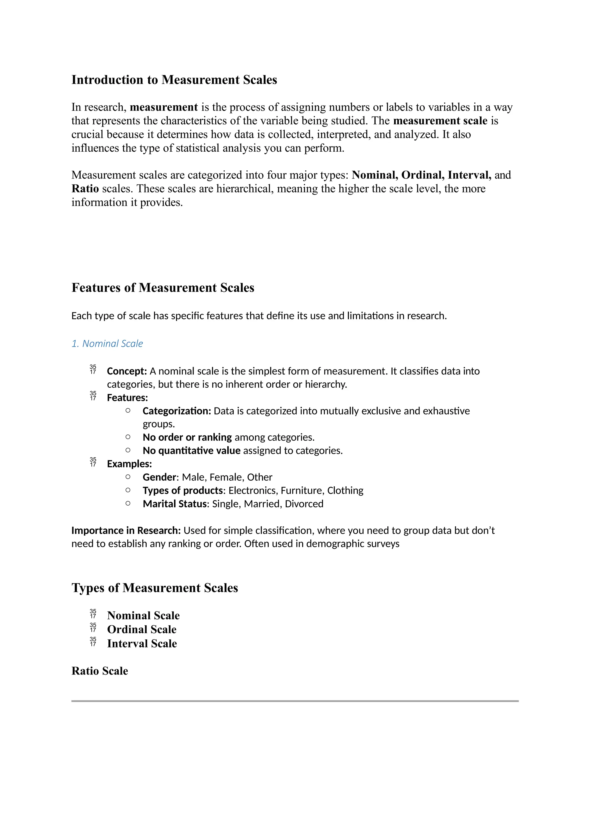 Scale presentations in research methodology | PPTX