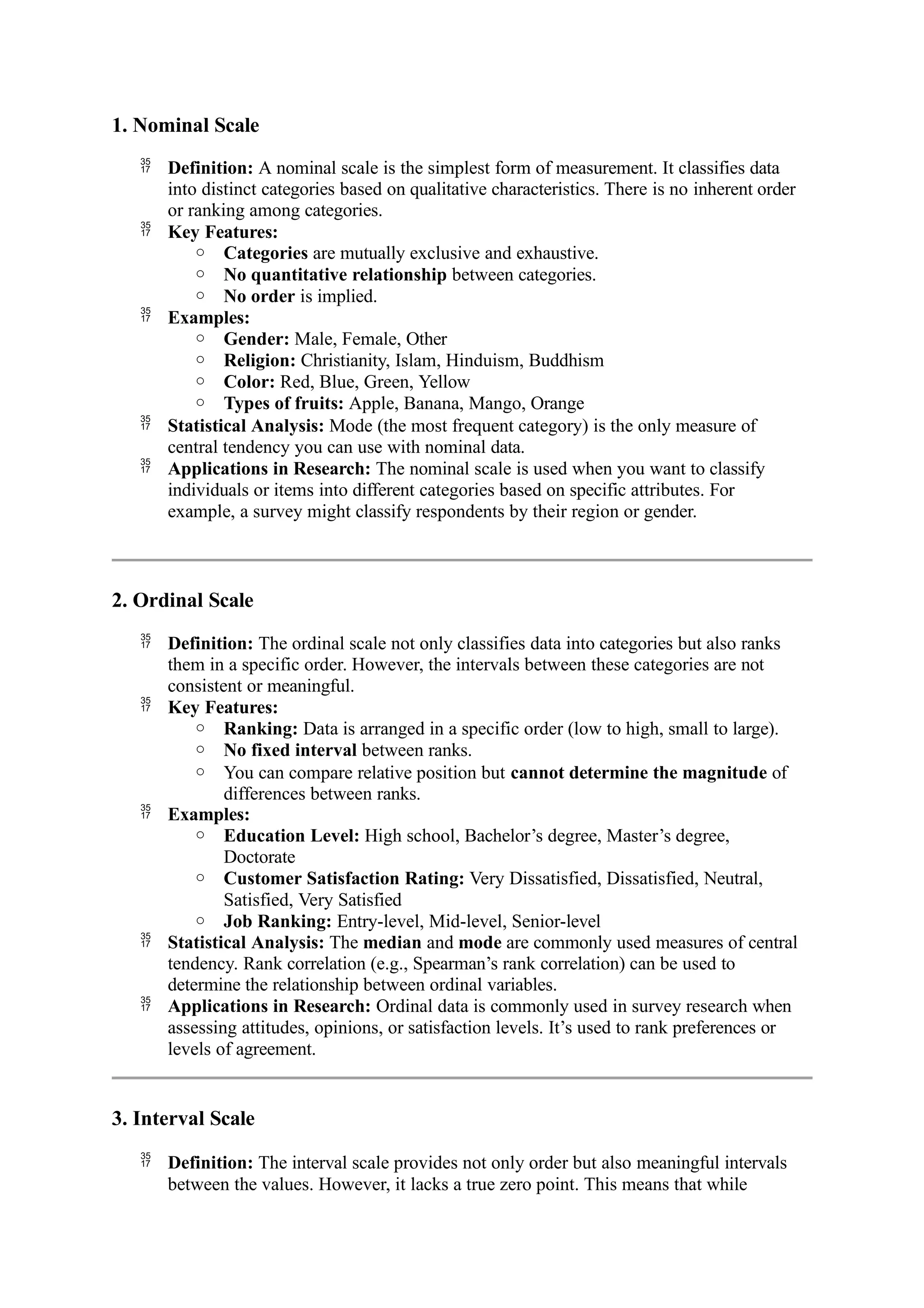 Scale presentations in research methodology | PPTX