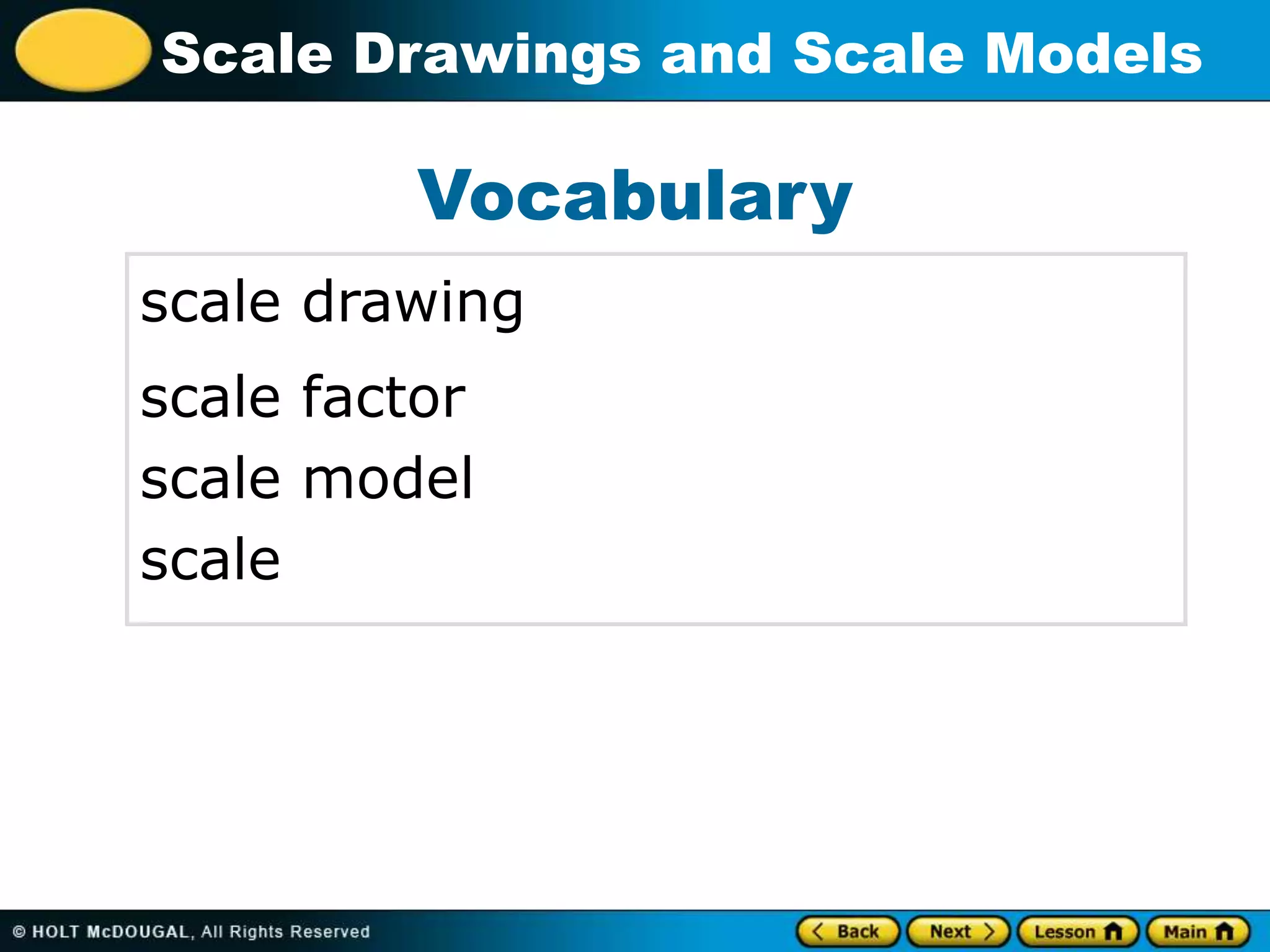 Scale drawings-and-scale-models-ppt | PPT