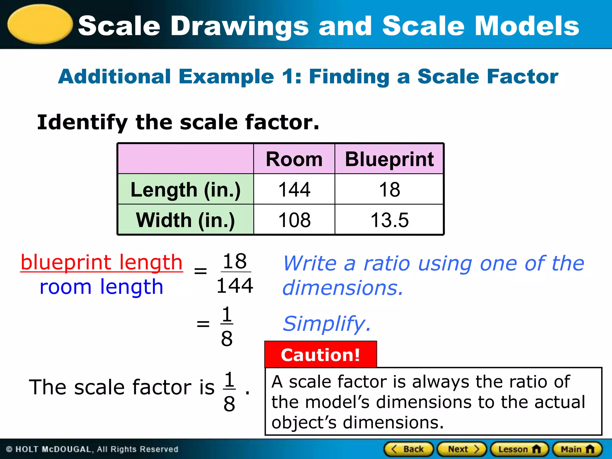 Scale drawings-and-scale-models-ppt | PPT