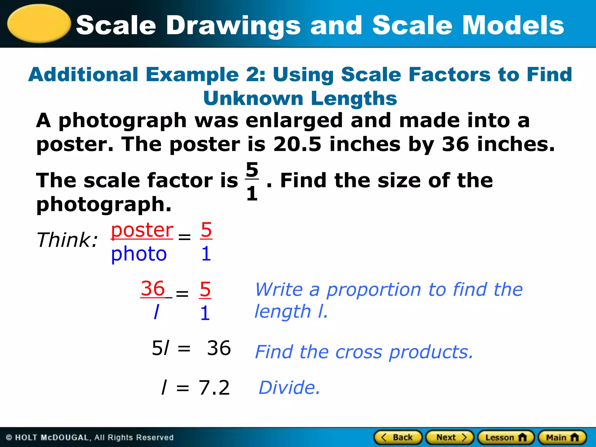 Scale drawings-and-scale-models-ppt | PPT