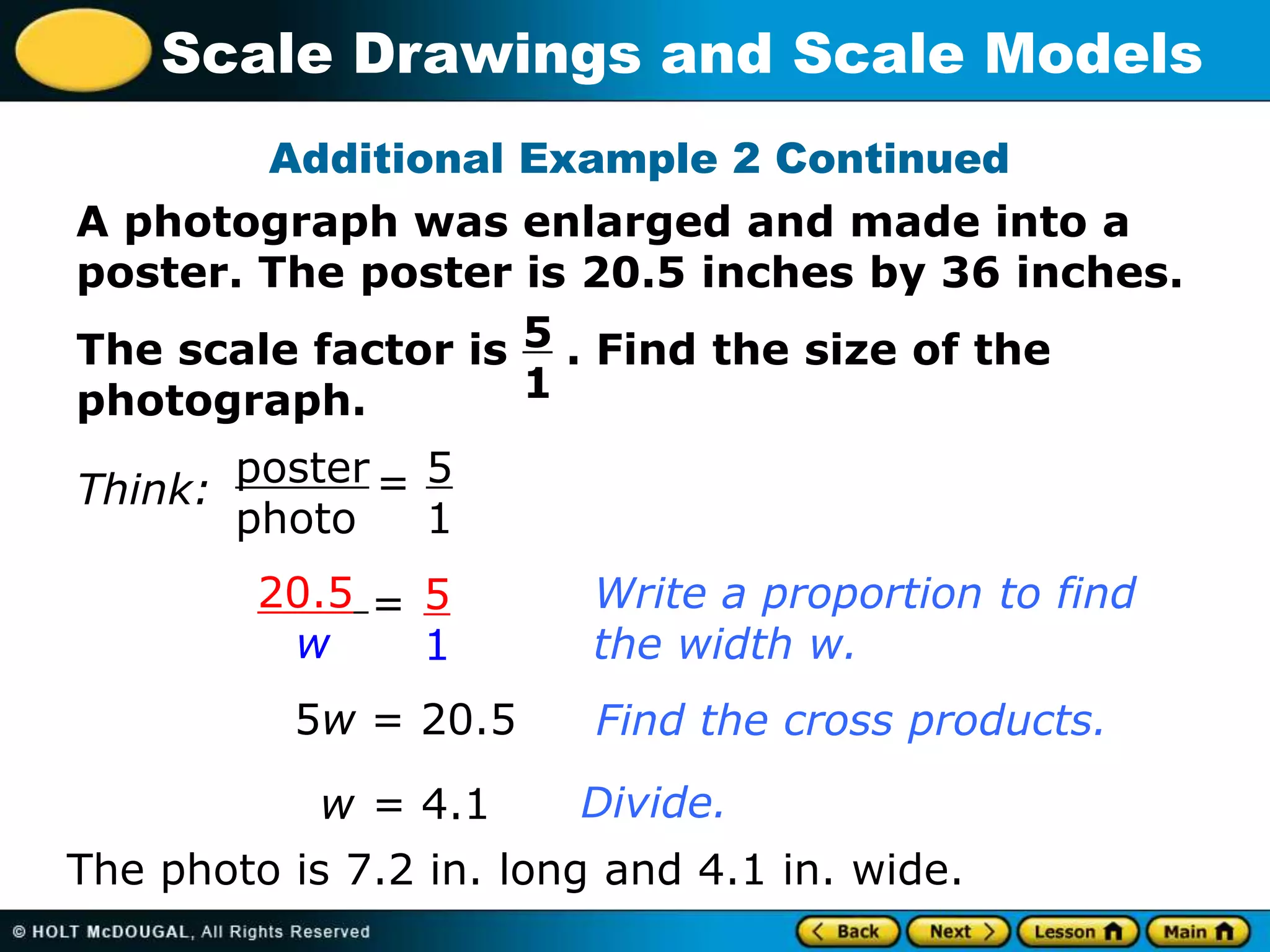 Scale drawings-and-scale-models-ppt | PPT