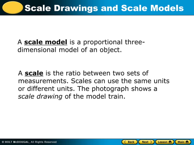 Scale drawings-and-scale-models-ppt | PPT