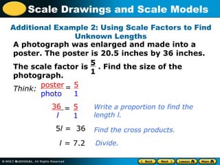 Scale drawings-and-scale-models-ppt | PPT