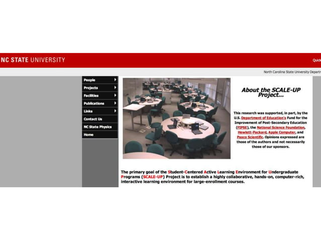 SCALE-UP 'new ways of learning' | PPT