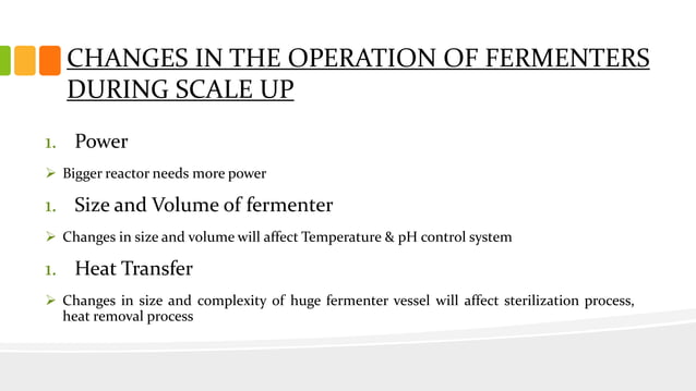 SCALE-UP OF BIOREACTOR.pptx | Chemistry | Science