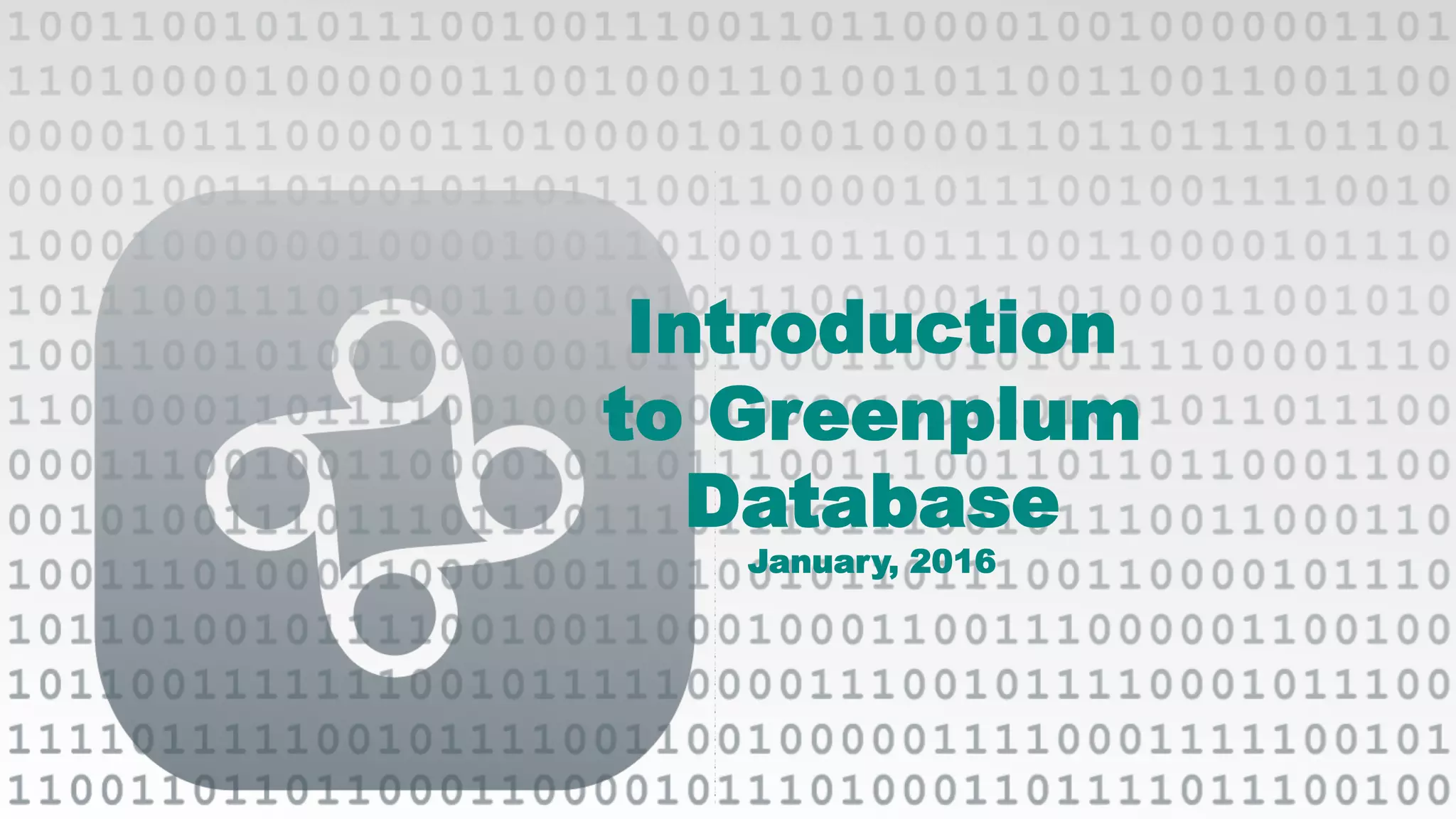 Introduction to Greenplum | PDF