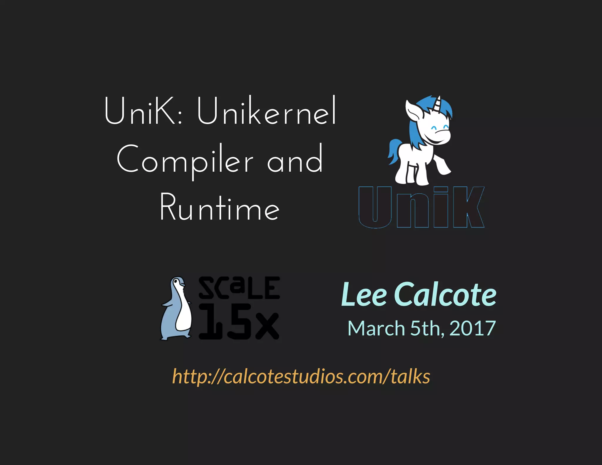 UniK - a unikernel compiler and runtime | PDF
