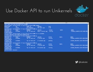 UniK - a unikernel compiler and runtime | PDF