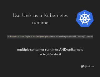 UniK - a unikernel compiler and runtime | PDF