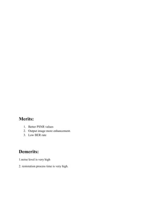 IEEE 2014 MATLAB IMAGE PROCESSING PROJECTS Scale adaptive dictionary learning | DOCX