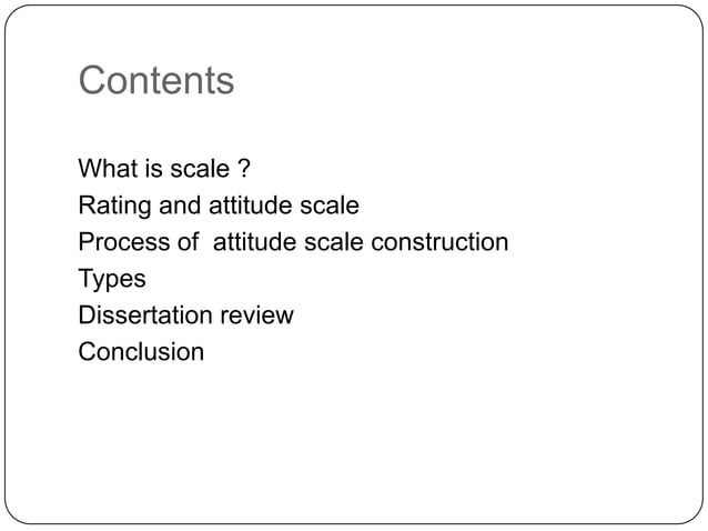 Scale construction babita | PPTX
