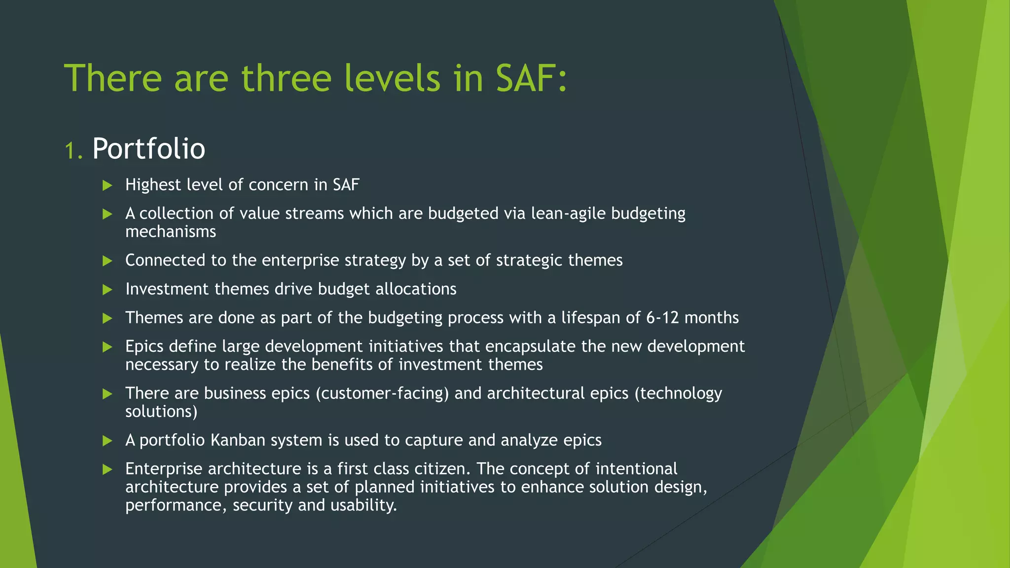 Scaled agile framework (SAFe) - adopting agile at enterprise scale | PPTX | Computer Software ...