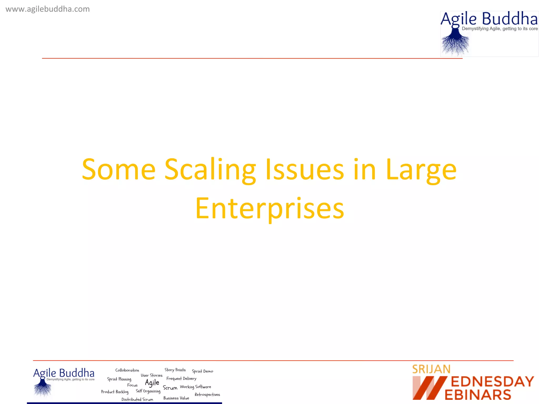 [Srijan Wednesday Webinars] Strategies to Help You Scale Agile | PPT