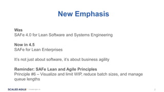 Lean Kanban and Lean Portfolio Management in SAFe 4.5 | PPTX