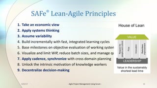 Scaled Agile Framework SAFe 4.0 | PPT