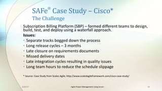 Scaled Agile Framework SAFe 4.0 | PPT