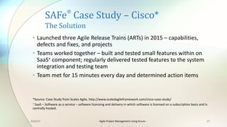 Scaled Agile Framework SAFe 4.0 | PPT