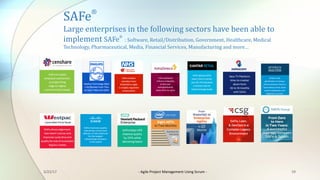 Scaled Agile Framework SAFe 4.0 | PPT