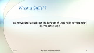 Scaled Agile Framework SAFe 4.0 | PPT