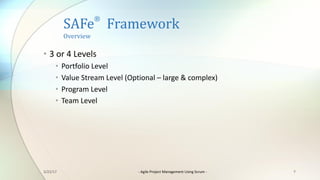 Scaled Agile Framework SAFe 4.0 | PPT