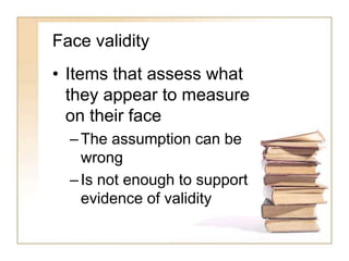 Scale development -- Validity | PPT