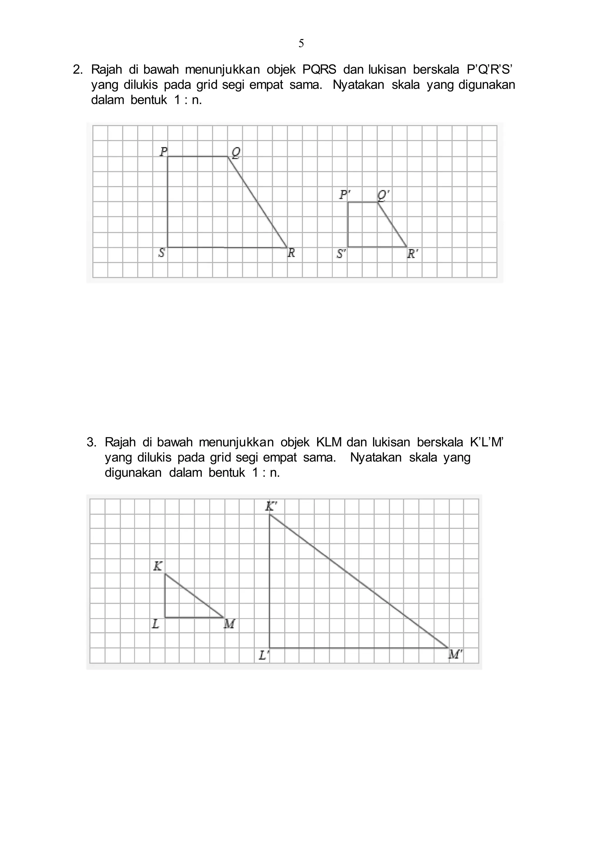 Scale drawing fm 3 maths | DOC